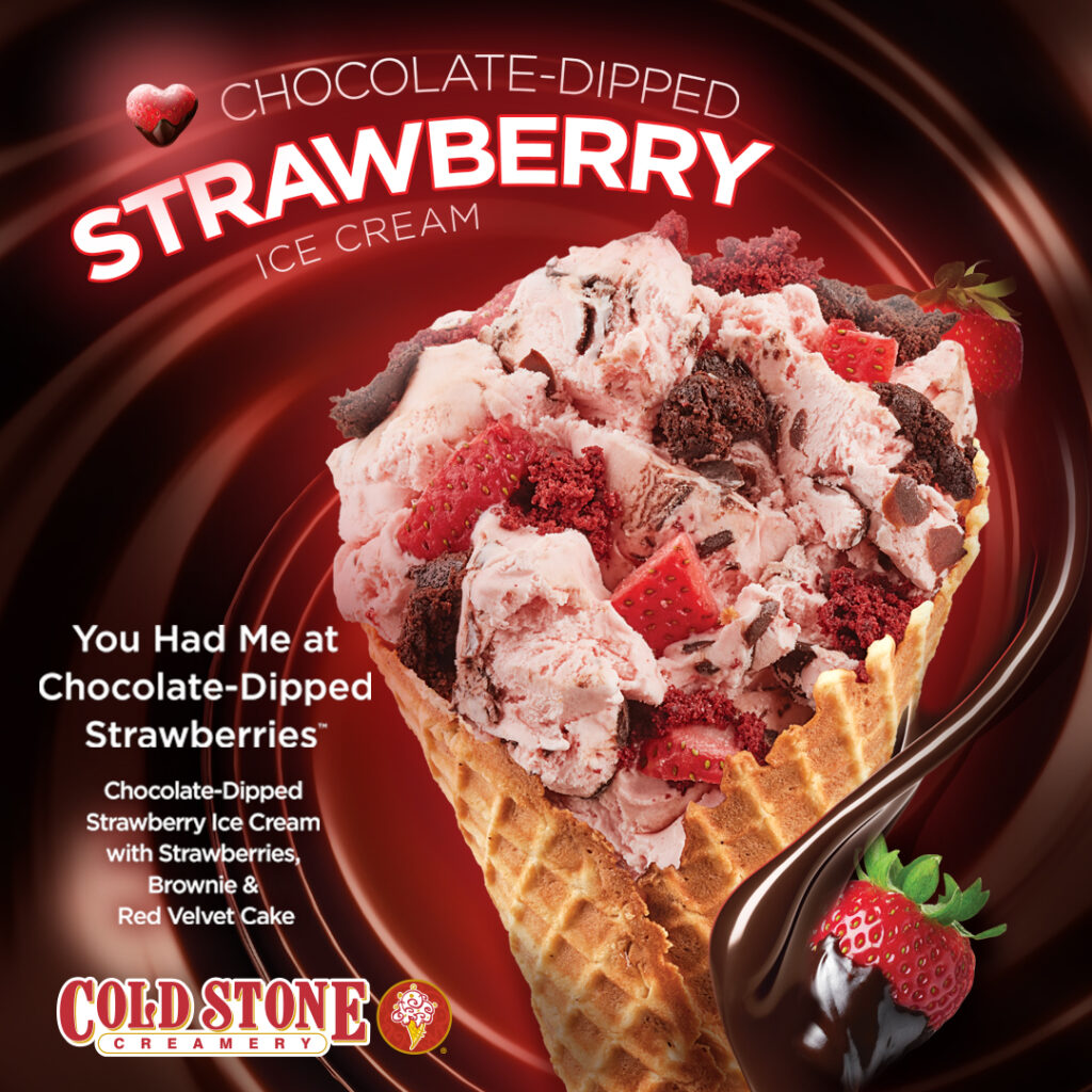 Cold Stone Creamery: Chocolate-Dipped Strawberry Ice Cream - GPO Guam